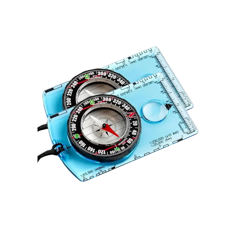 1Pc/2Pcs Hiking Backpack Directional Compass Outdoor Waterproof Profes ...
